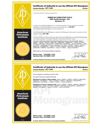 S2 – American Completion Tools